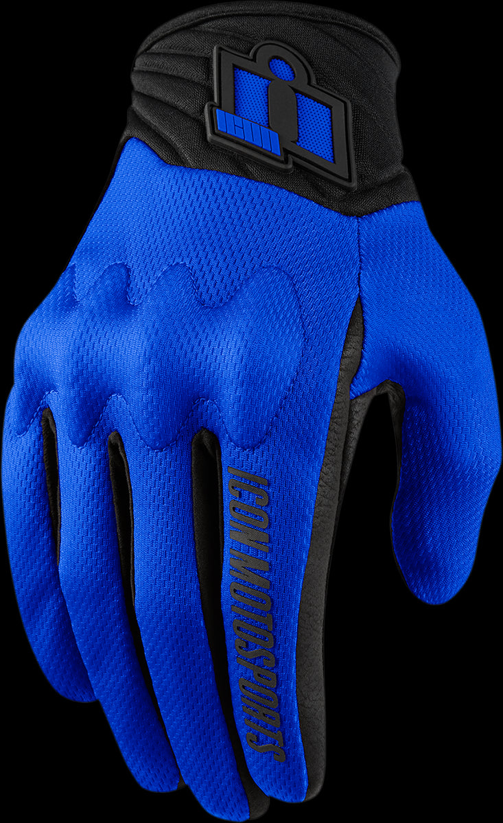 GUANTES ICON ANTHEM-2 CE AZUL – ATOAMOTOS