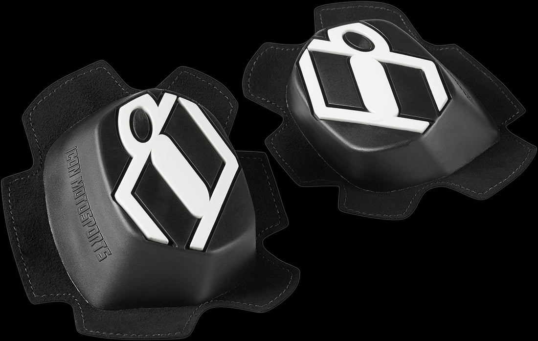 RODILLERAS ICON HYPERSPORT NEGRO/BLANCO – ATOAMOTOS